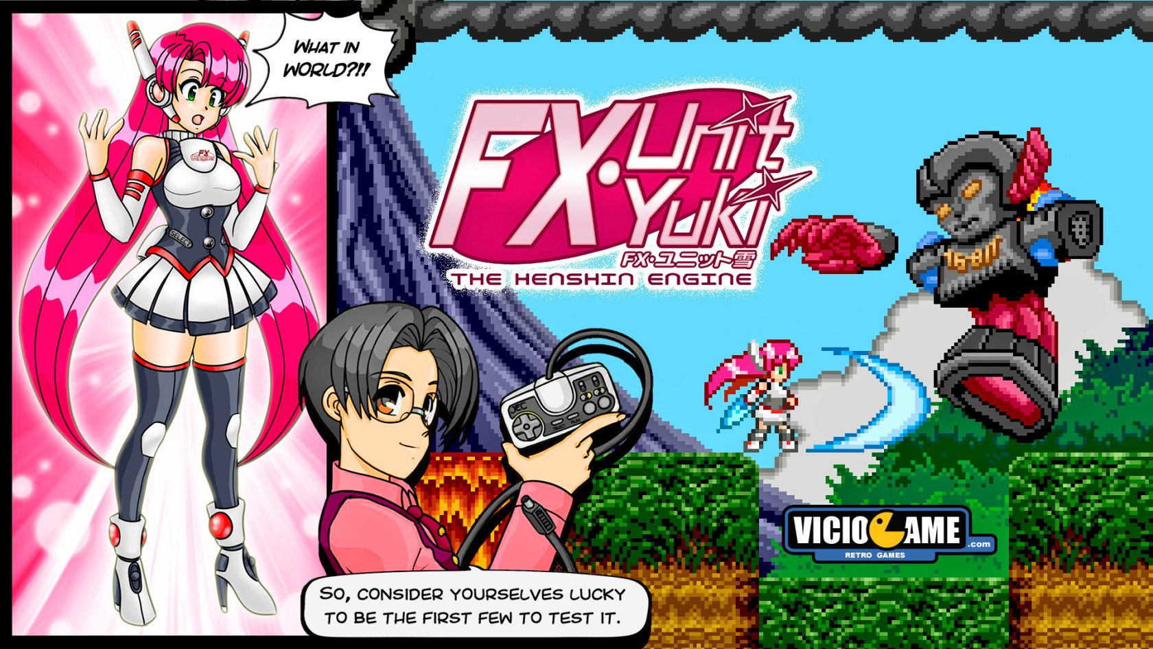 FX Unit Yuki: The Henshin Engine (PC Engine Super CD-ROM²) – VICIOGAME